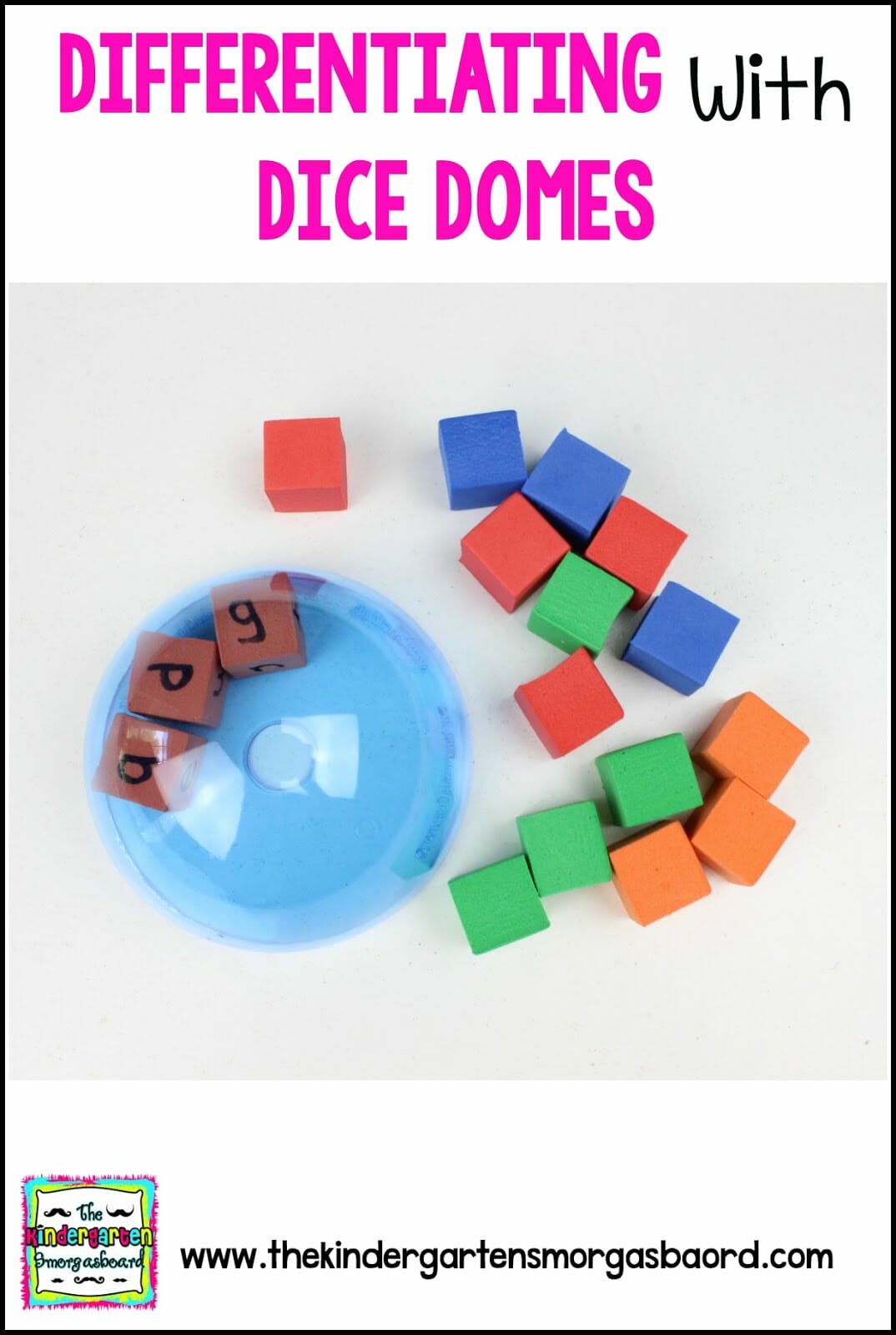 Math Games: Differentiating With Dice Domes | The Kindergarten Smorgasboard