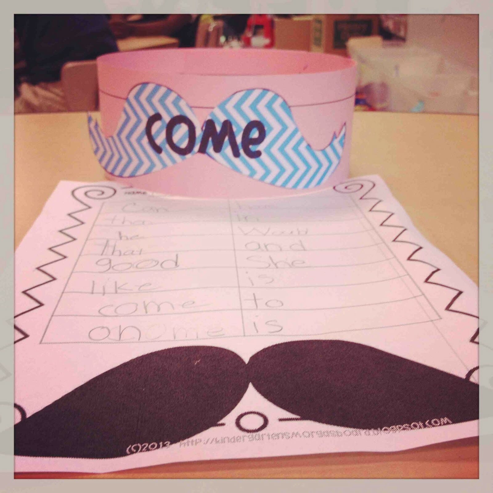 Mustache YAHTZEE! – The Kindergarten Smorgasboard