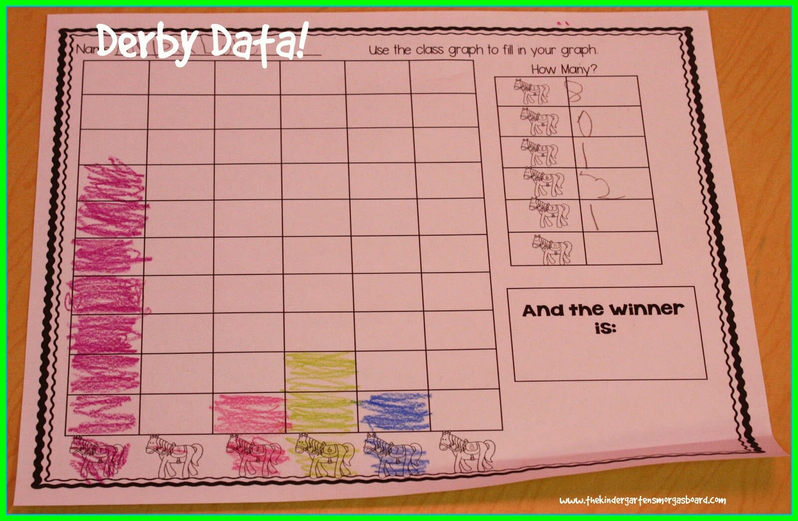 Kentucky Derby Graphing! | The Kindergarten Smorgasboard