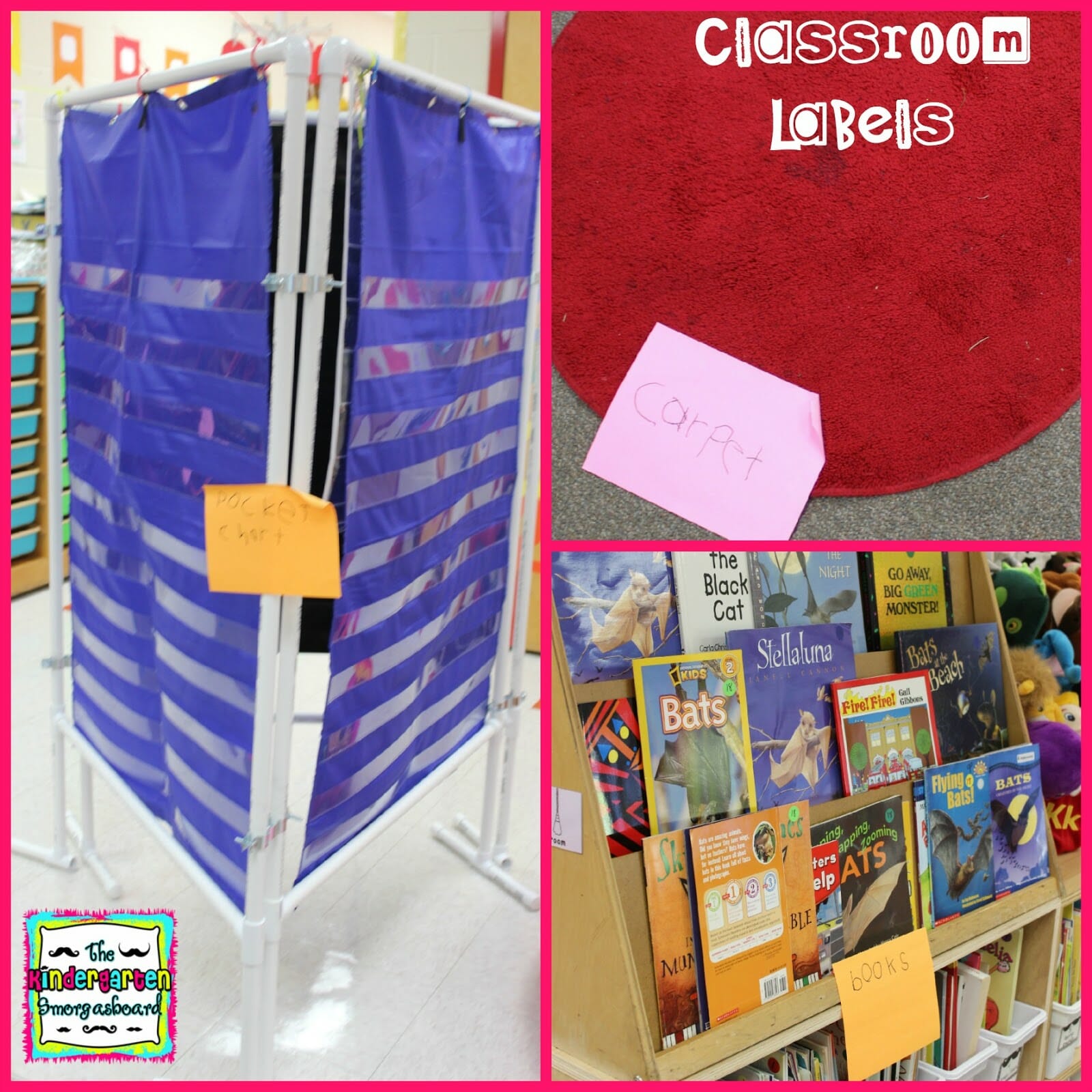 Classroom Labeling - SmorgieVision | The Kindergarten Smorgasboard