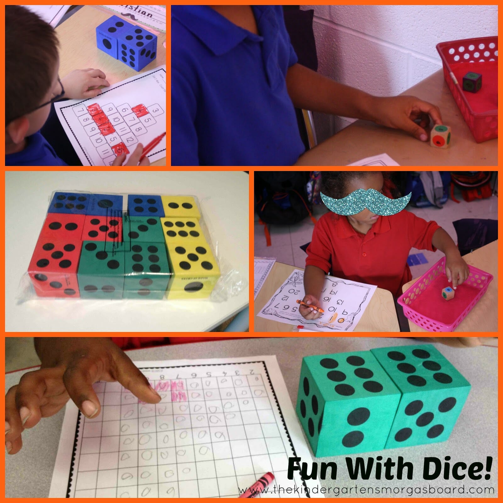 Dice Games: Using Dice In The Classroom – The Kindergarten Smorgasboard