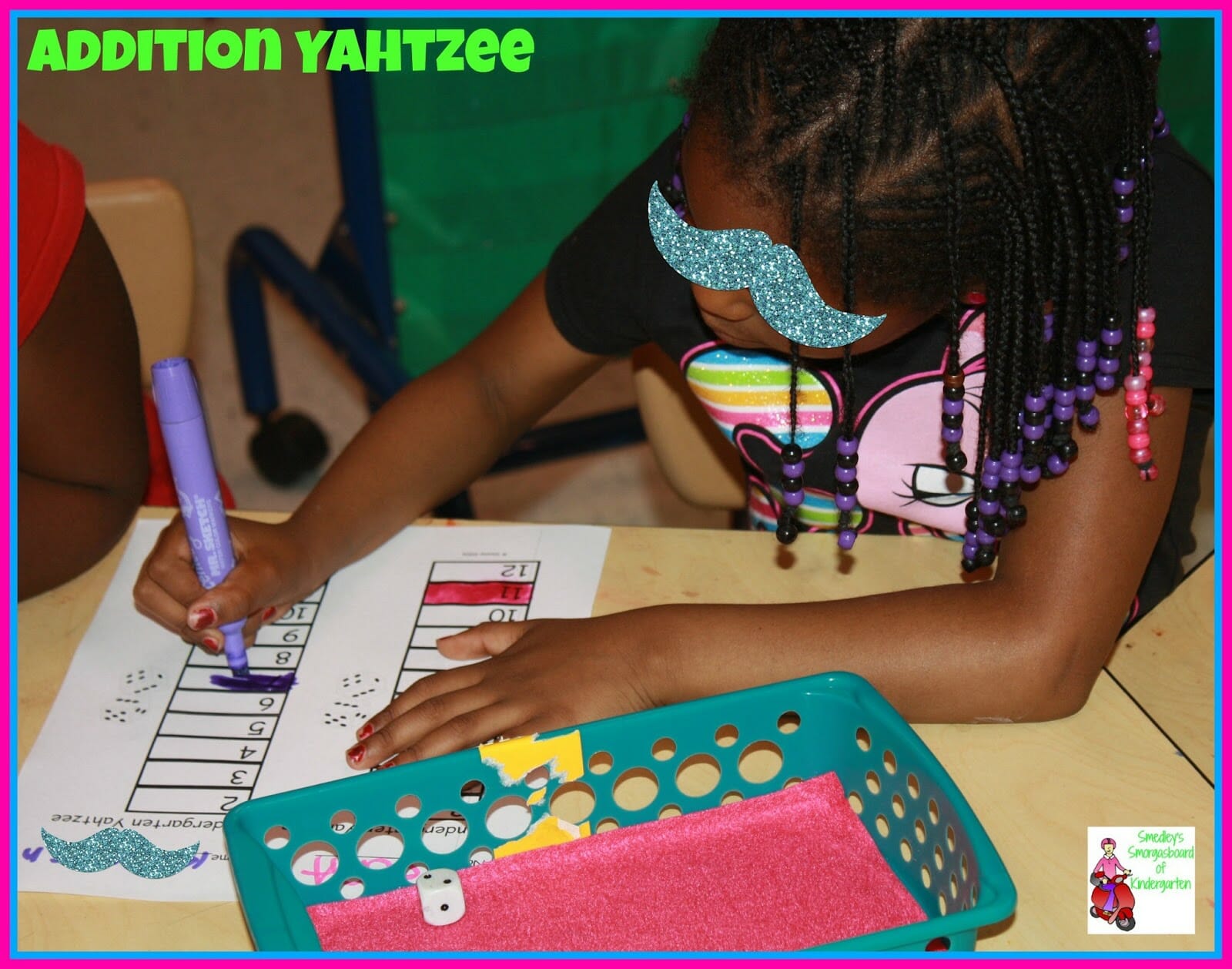 Mustache YAHTZEE! – The Kindergarten Smorgasboard