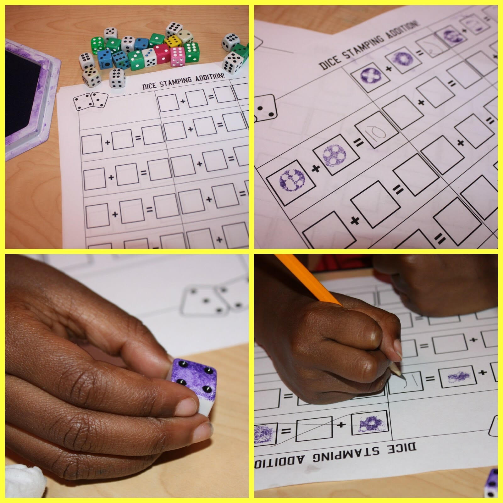 Paint and Dice Center! – The Kindergarten Smorgasboard