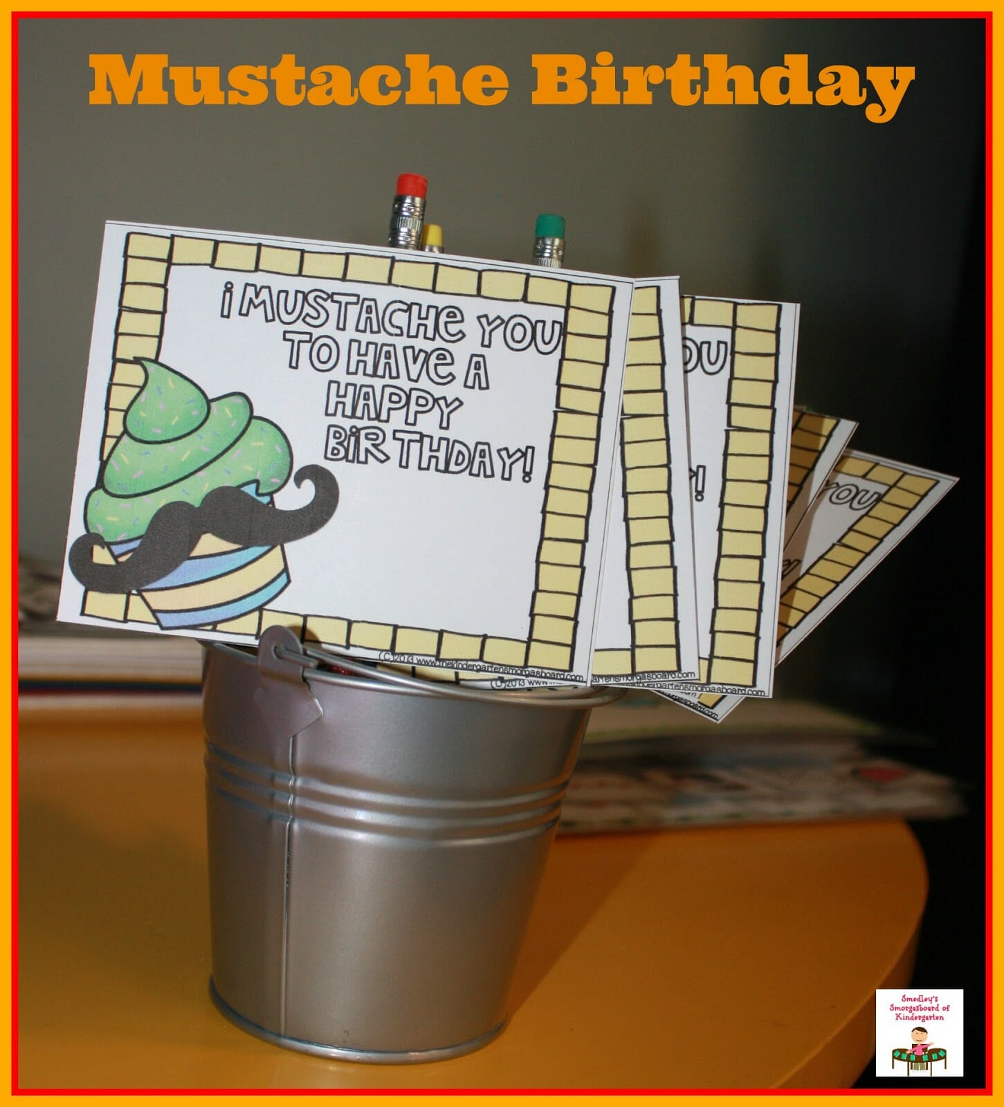 Mustache Birthday Fun! – The Kindergarten Smorgasboard