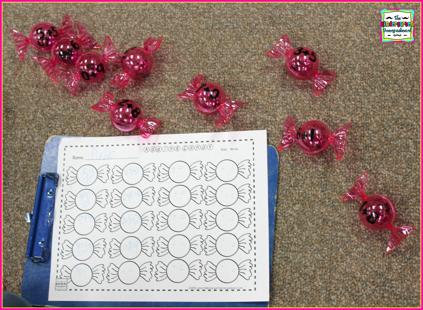 Valentine’s Day Math! Candy Addition! – The Kindergarten Smorgasboard