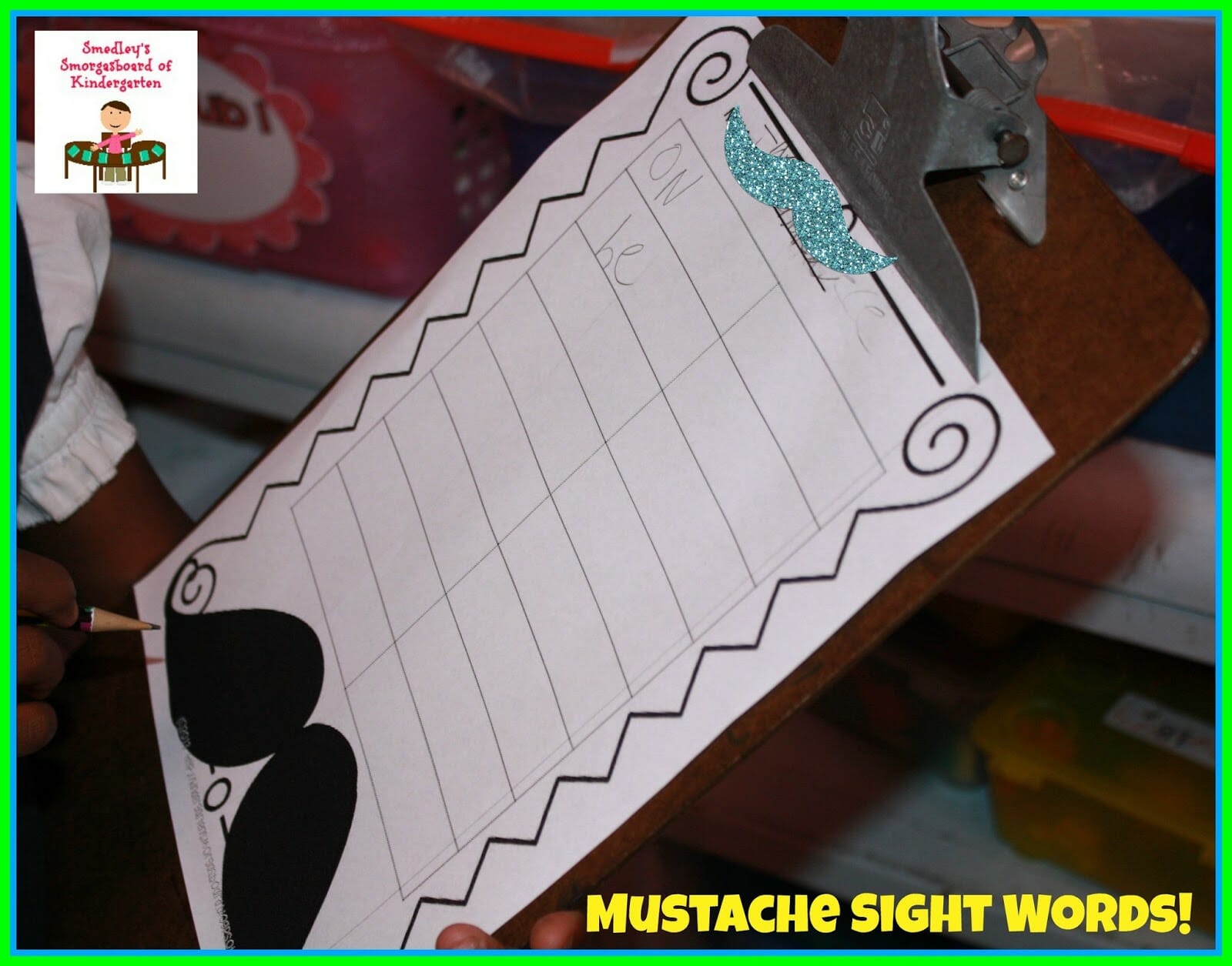 Mustache YAHTZEE! – The Kindergarten Smorgasboard