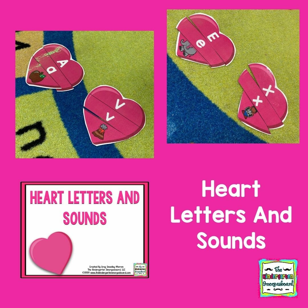 Heart Letters And Sounds – The Kindergarten Smorgasboard