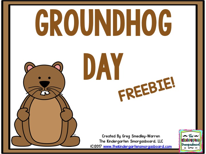 groundhog day freebie.001 – The Kindergarten Smorgasboard