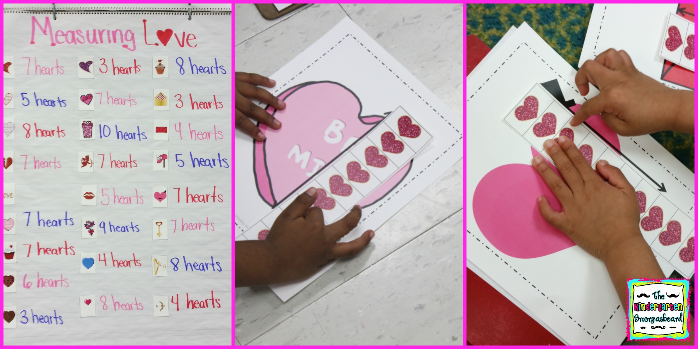 valentine’s day measuring – The Kindergarten Smorgasboard