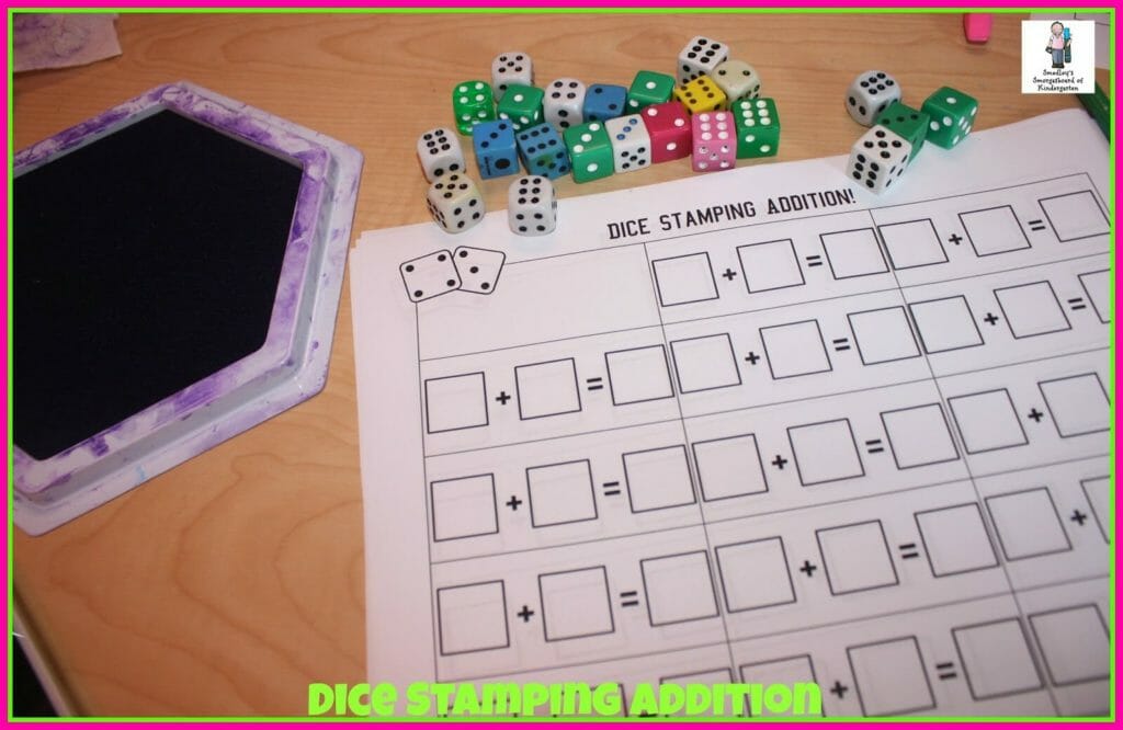 Dice Games: Using Dice In The Classroom – The Kindergarten Smorgasboard