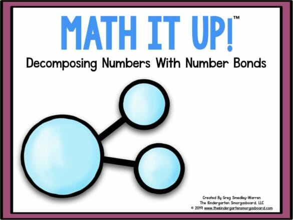 Number Bonds Lesson – The Kindergarten Smorgasboard