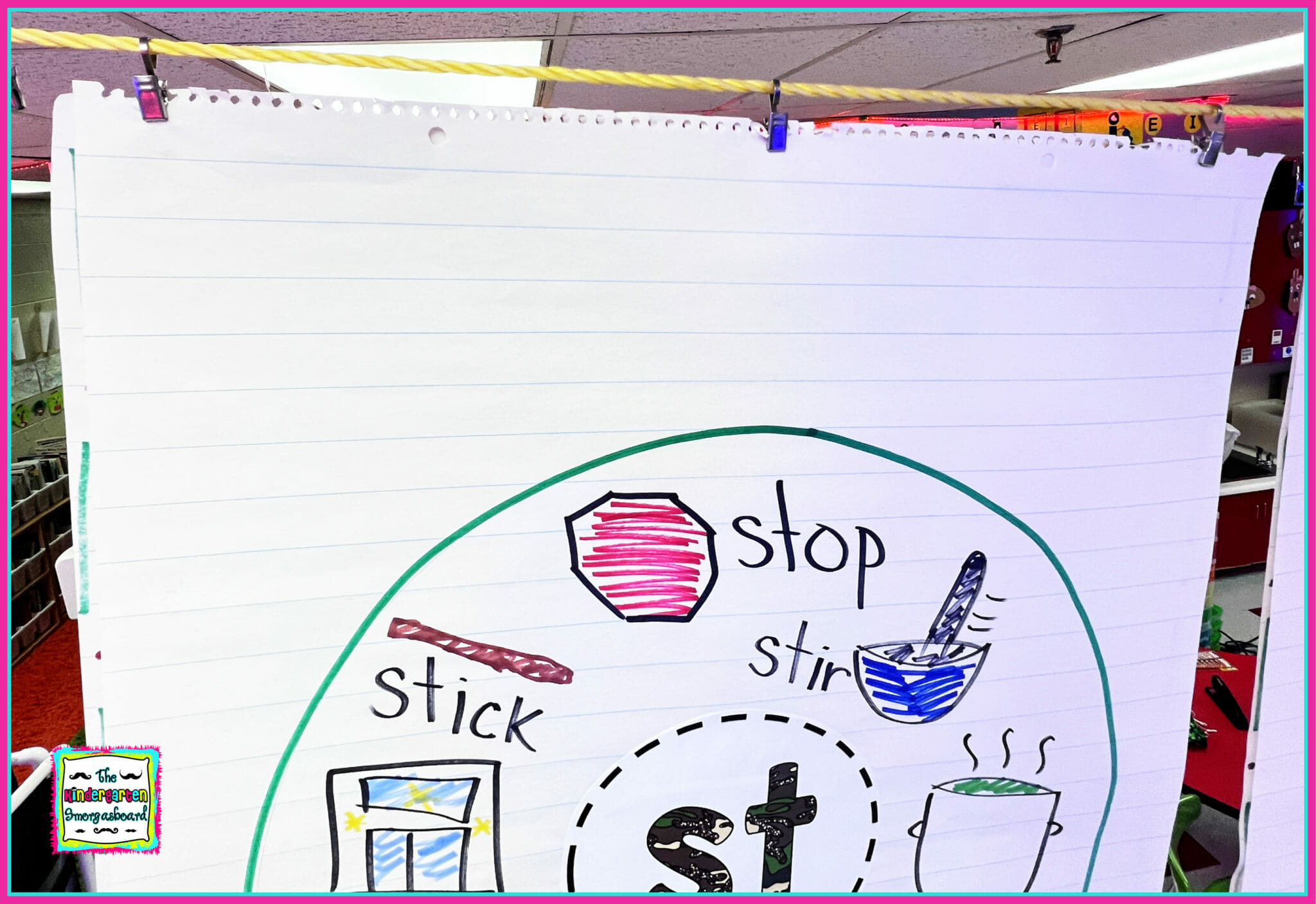 Anchor Charts On A Rope! – The Kindergarten Smorgasboard