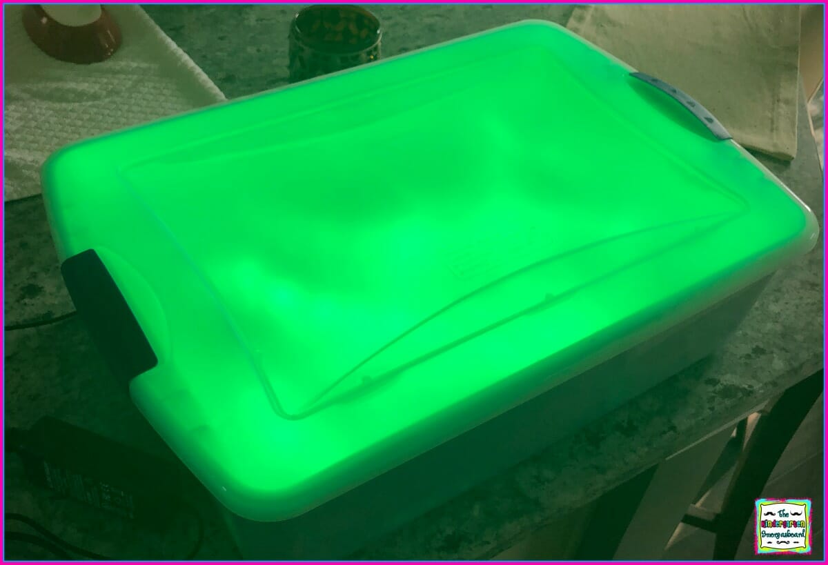 lightbox for the classroom – The Kindergarten Smorgasboard