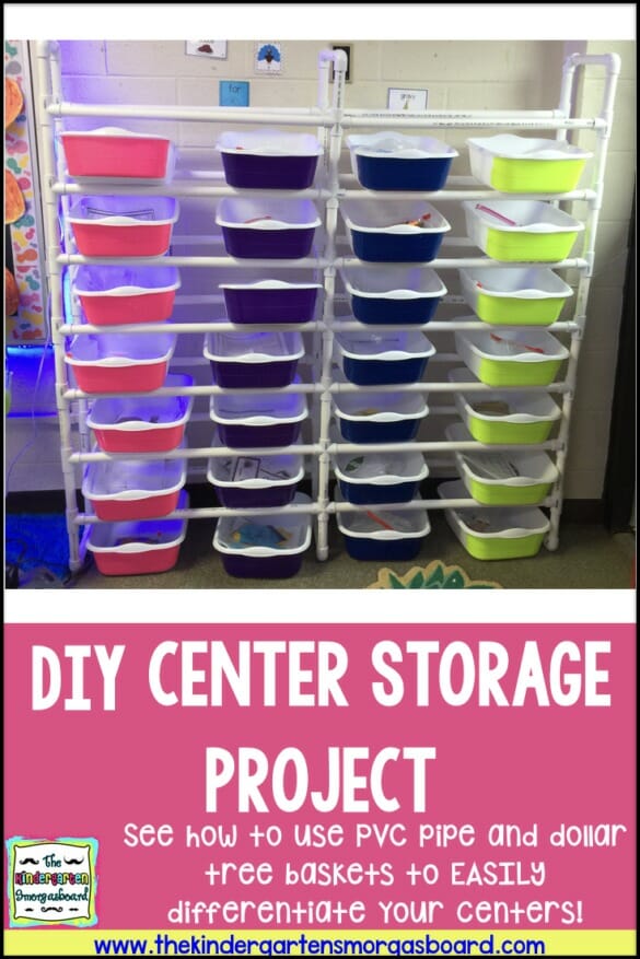 Math Baskets Center With PVC Pipe – The Kindergarten Smorgasboard