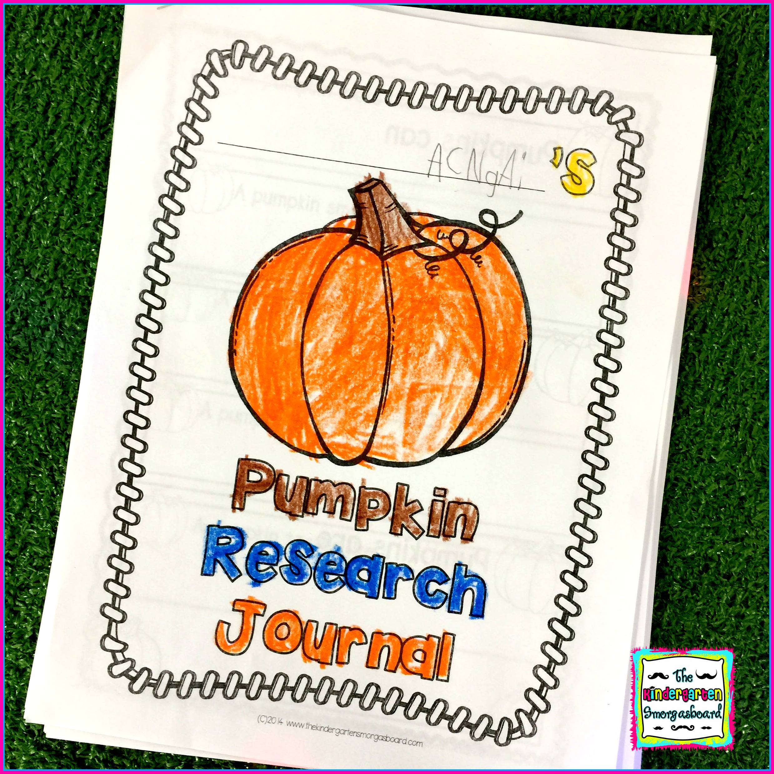pumpkin research journal – The Kindergarten Smorgasboard