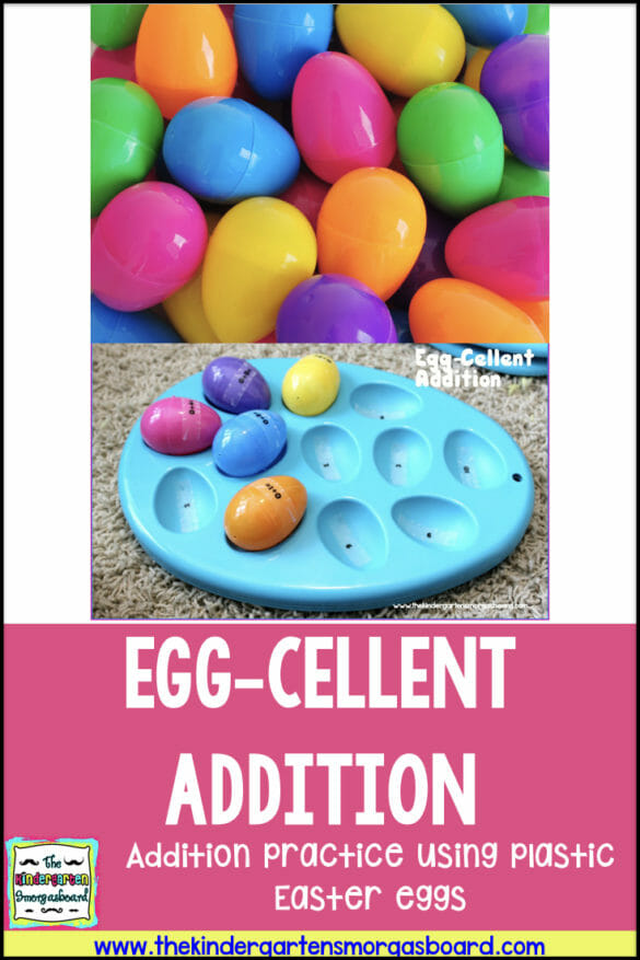 Easter Egg Math: EGG-CELLENT Addition! – The Kindergarten Smorgasboard