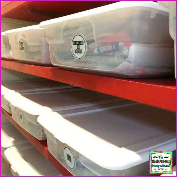 Center Storage Suggestions And Ideas – The Kindergarten Smorgasboard