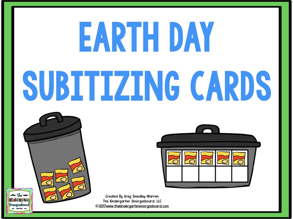 earth day subitizing cards.001 – The Kindergarten Smorgasboard