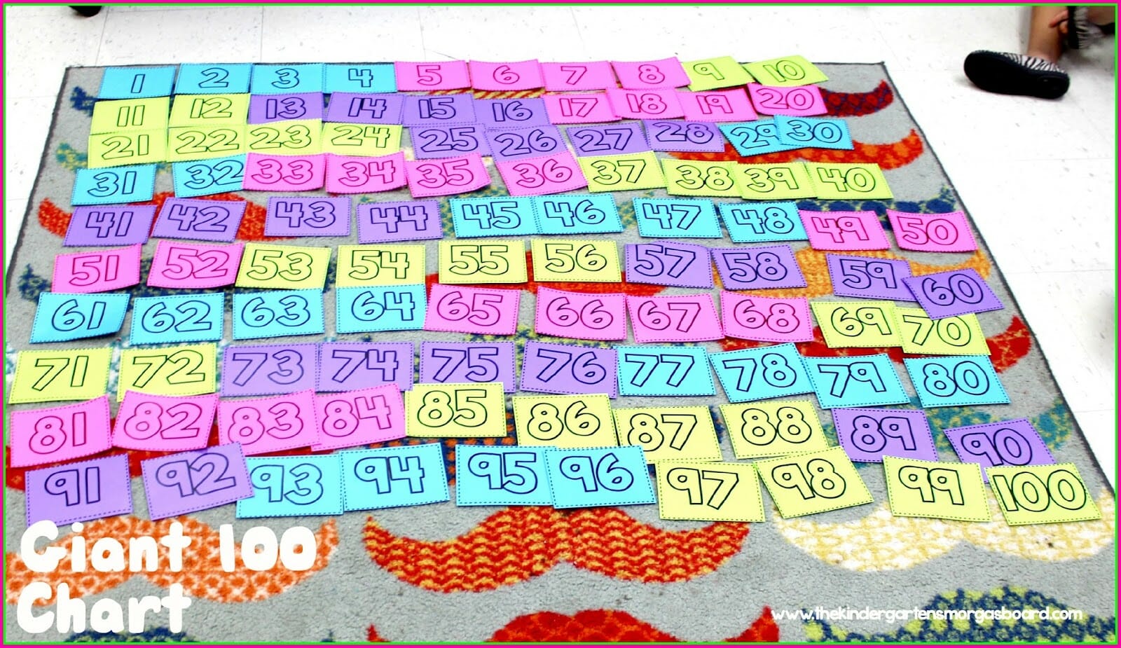 GIANT 100 Chart Freebie | The Kindergarten Smorgasboard