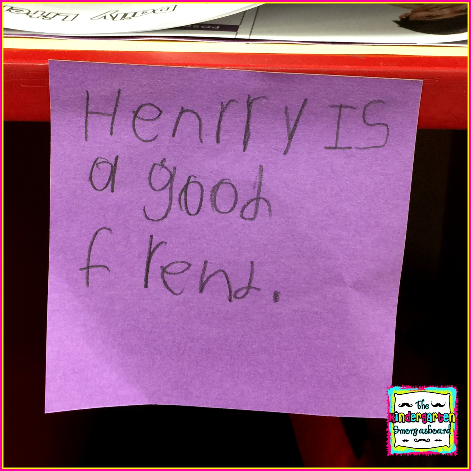 Celebrating Positive Post It Note Day! – The Kindergarten Smorgasboard