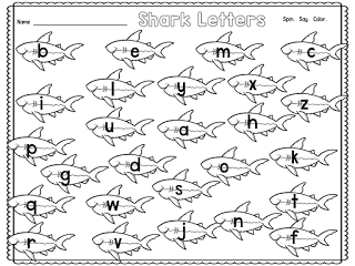 I’m A Letter And Sound Shark! – The Kindergarten Smorgasboard