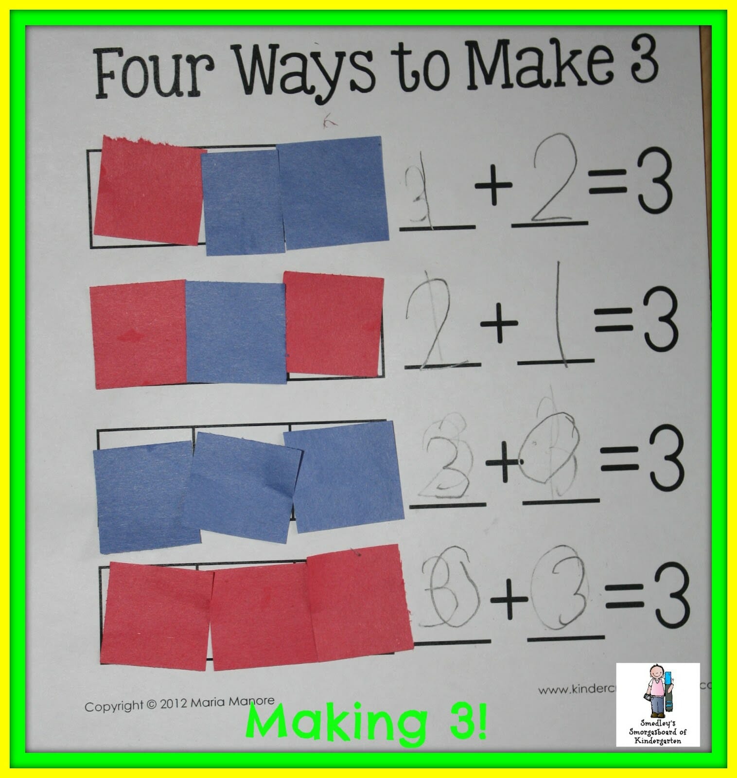 Decomposing Numbers – The Kindergarten Smorgasboard
