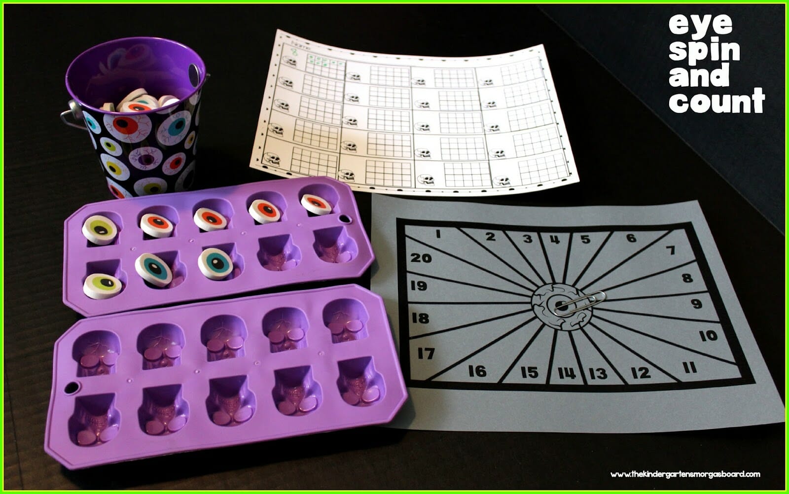 EYE CAN COUNT Centers and FREEBIE! – The Kindergarten Smorgasboard