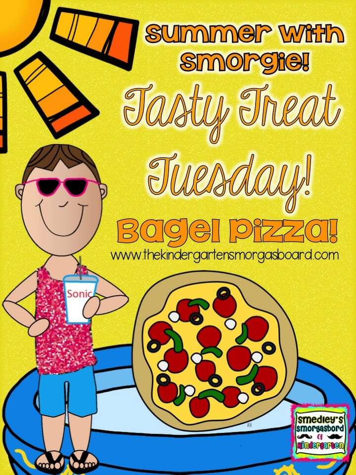 Tasty Treat Tuesday: Bagel Pizza! – The Kindergarten Smorgasboard