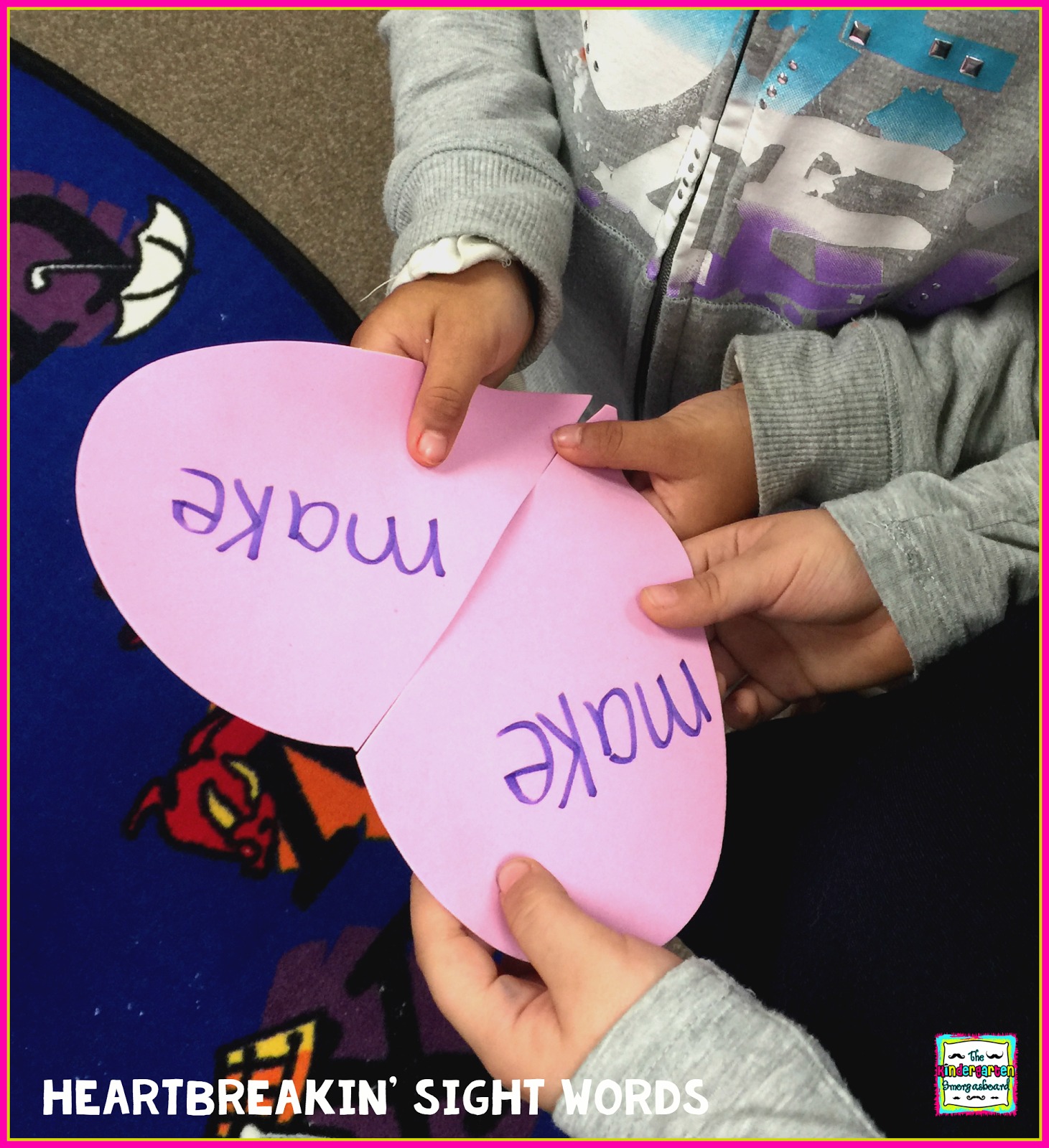 Heartbreakin’ Sight Words – The Kindergarten Smorgasboard