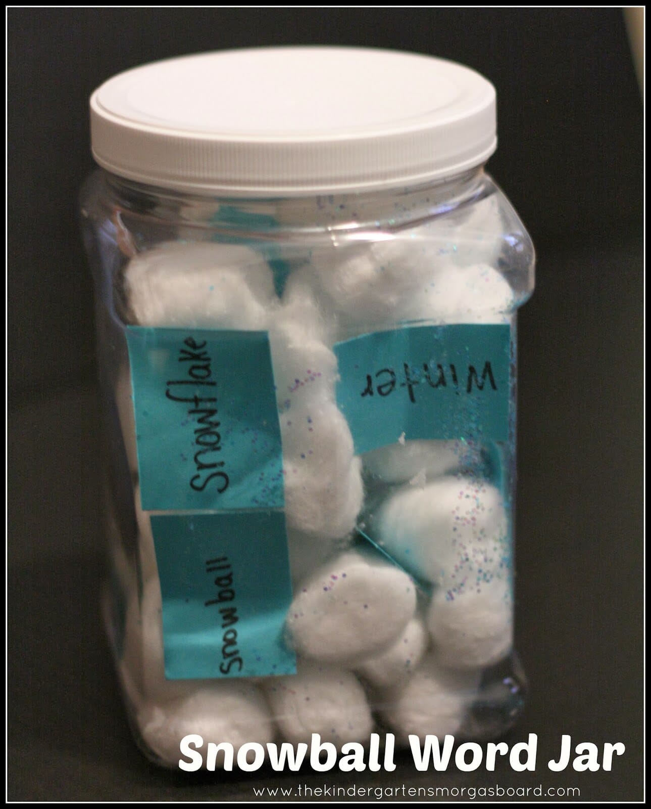 Snowball Word Jar – The Kindergarten Smorgasboard