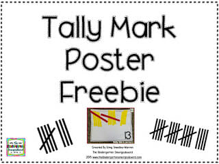 Tally Marks | The Kindergarten Smorgasboard