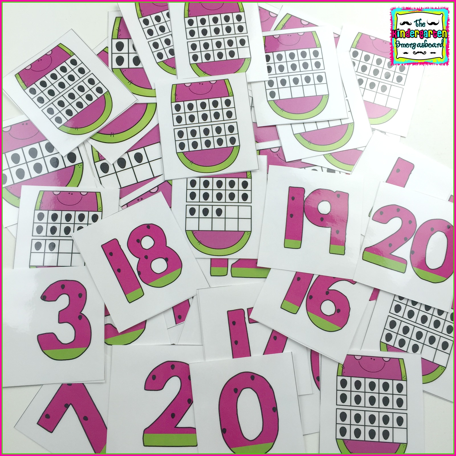 Watermelon Kindergarten Activities: Ten Frames FREEBIE! – The ...