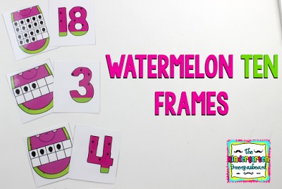 Watermelon Kindergarten Activities: Ten Frames FREEBIE! – The ...