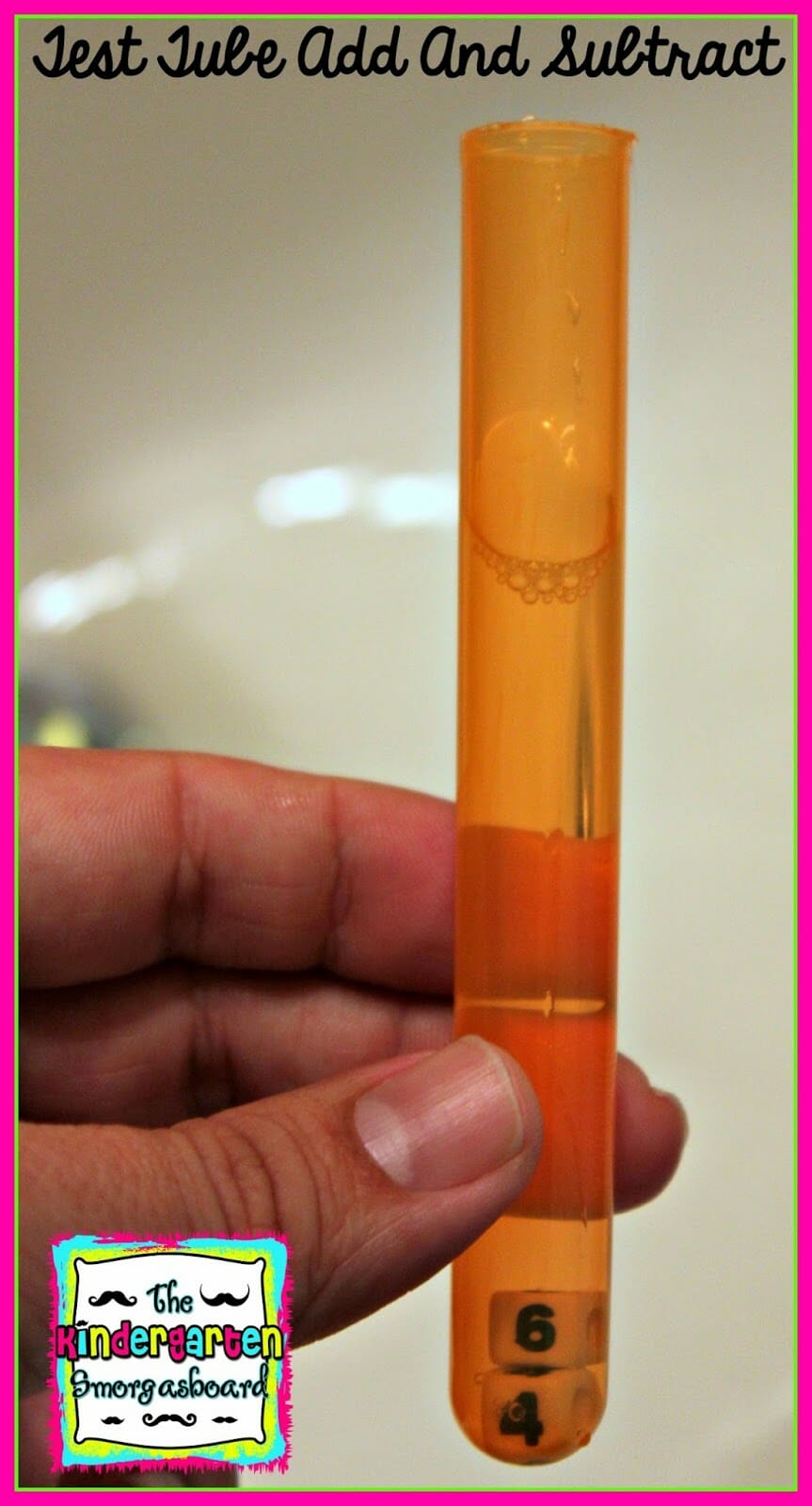 Test Tube Math: Addition And Subtraction – The Kindergarten Smorgasboard