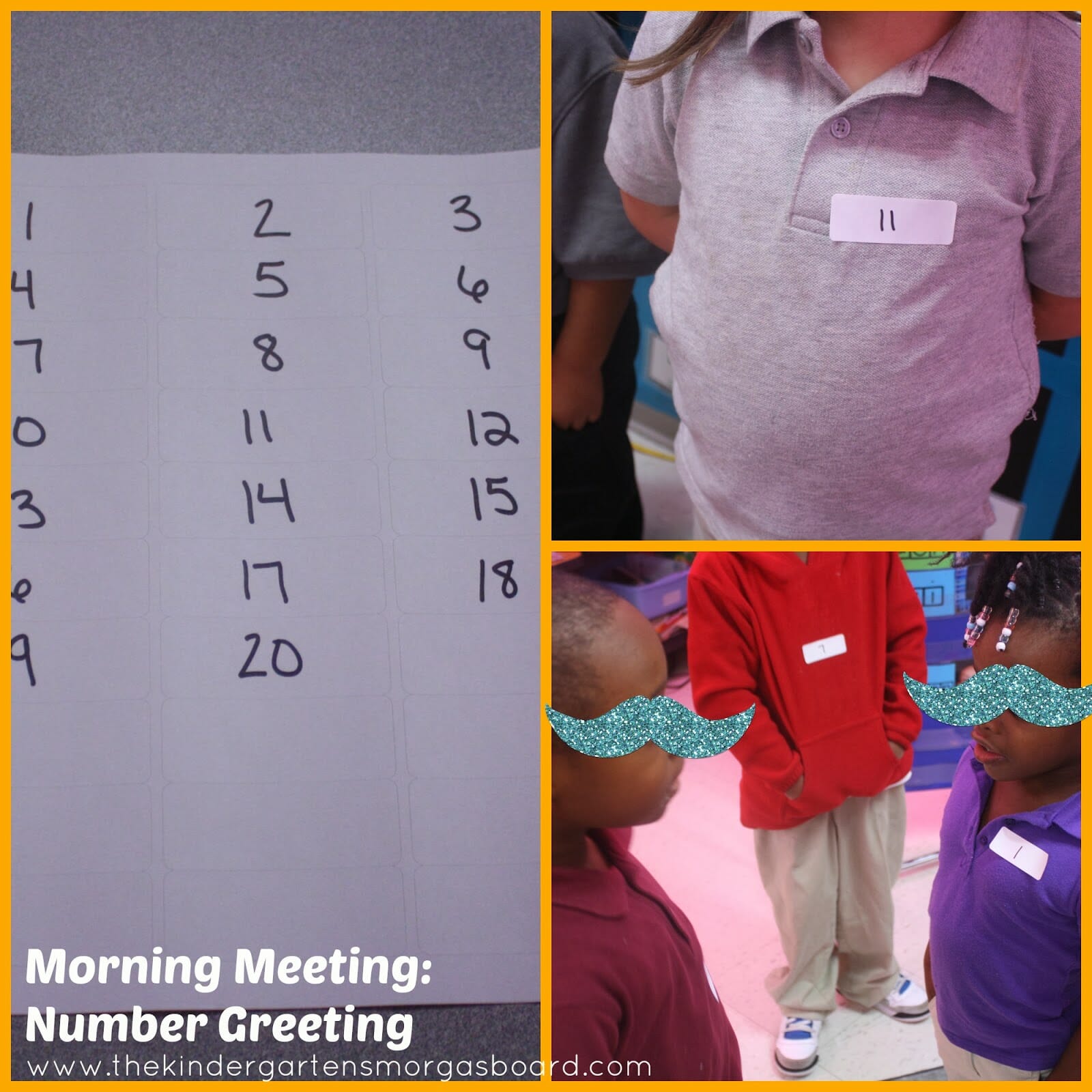 Morning Meeting With Numbers – The Kindergarten Smorgasboard