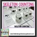 Skeleton Counting With Ten Frames – The Kindergarten Smorgasboard