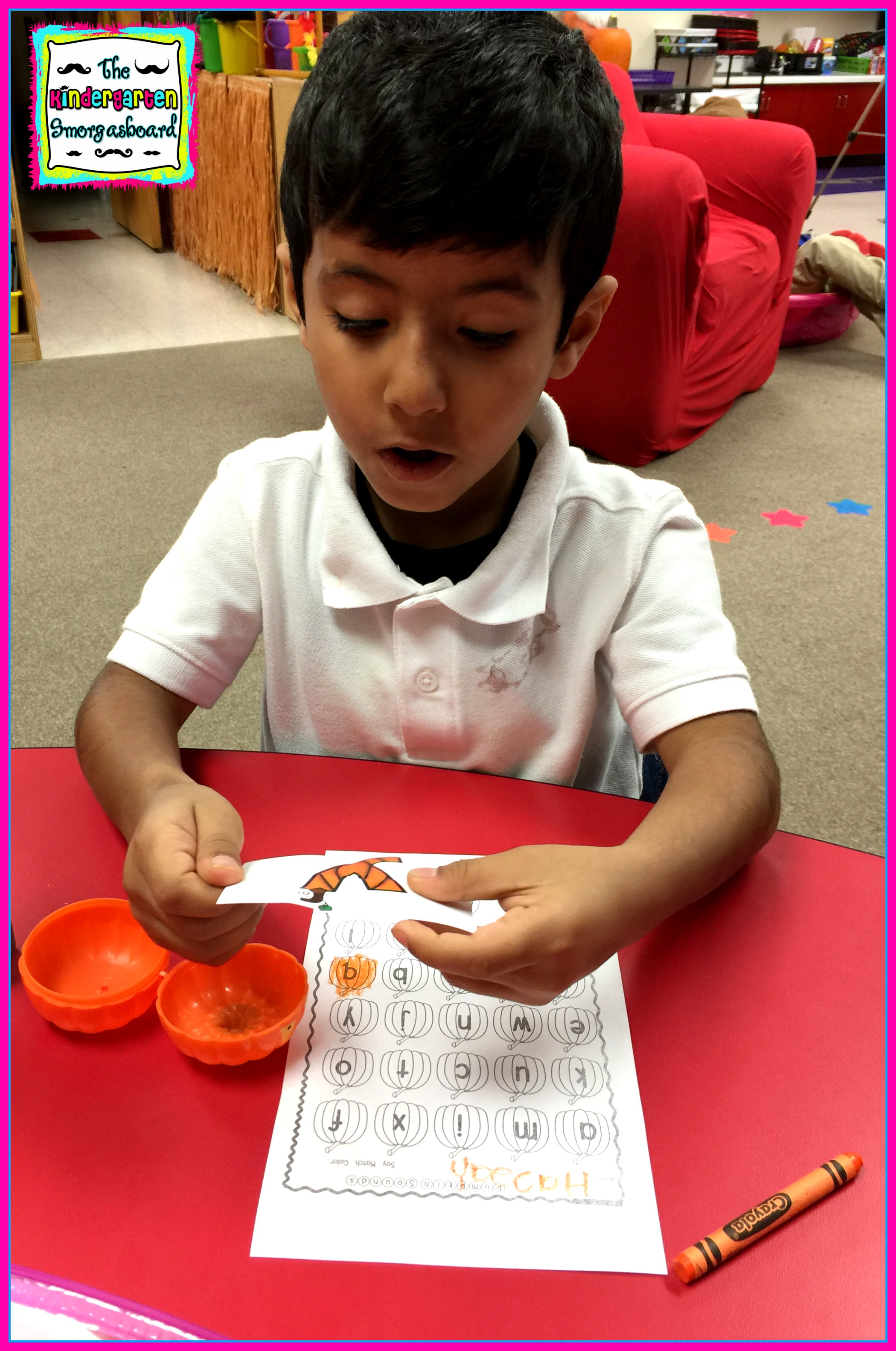 pumpkin-letter-recognition – The Kindergarten Smorgasboard