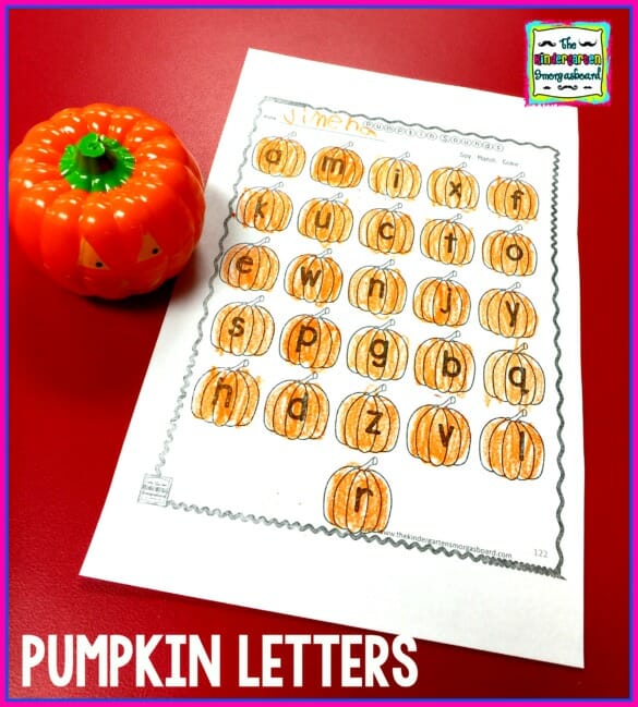 Pumpkin Letters! – The Kindergarten Smorgasboard