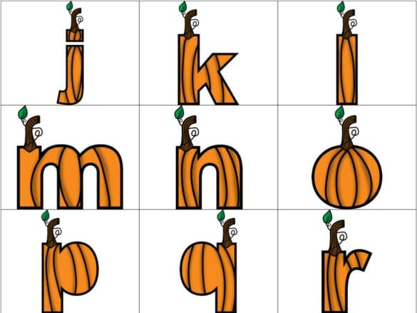 Pumpkin Letters! – The Kindergarten Smorgasboard