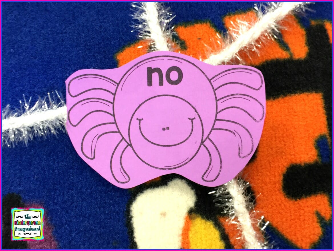 Spider Sight Words! – The Kindergarten Smorgasboard