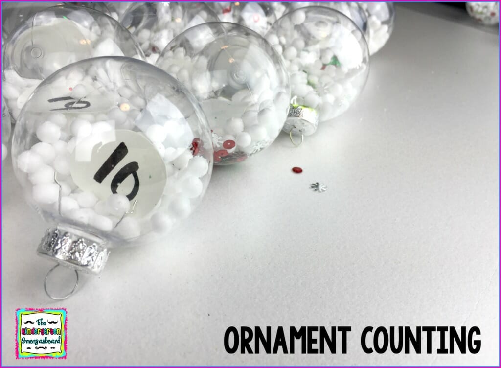 Counting Ornaments! – The Kindergarten Smorgasboard