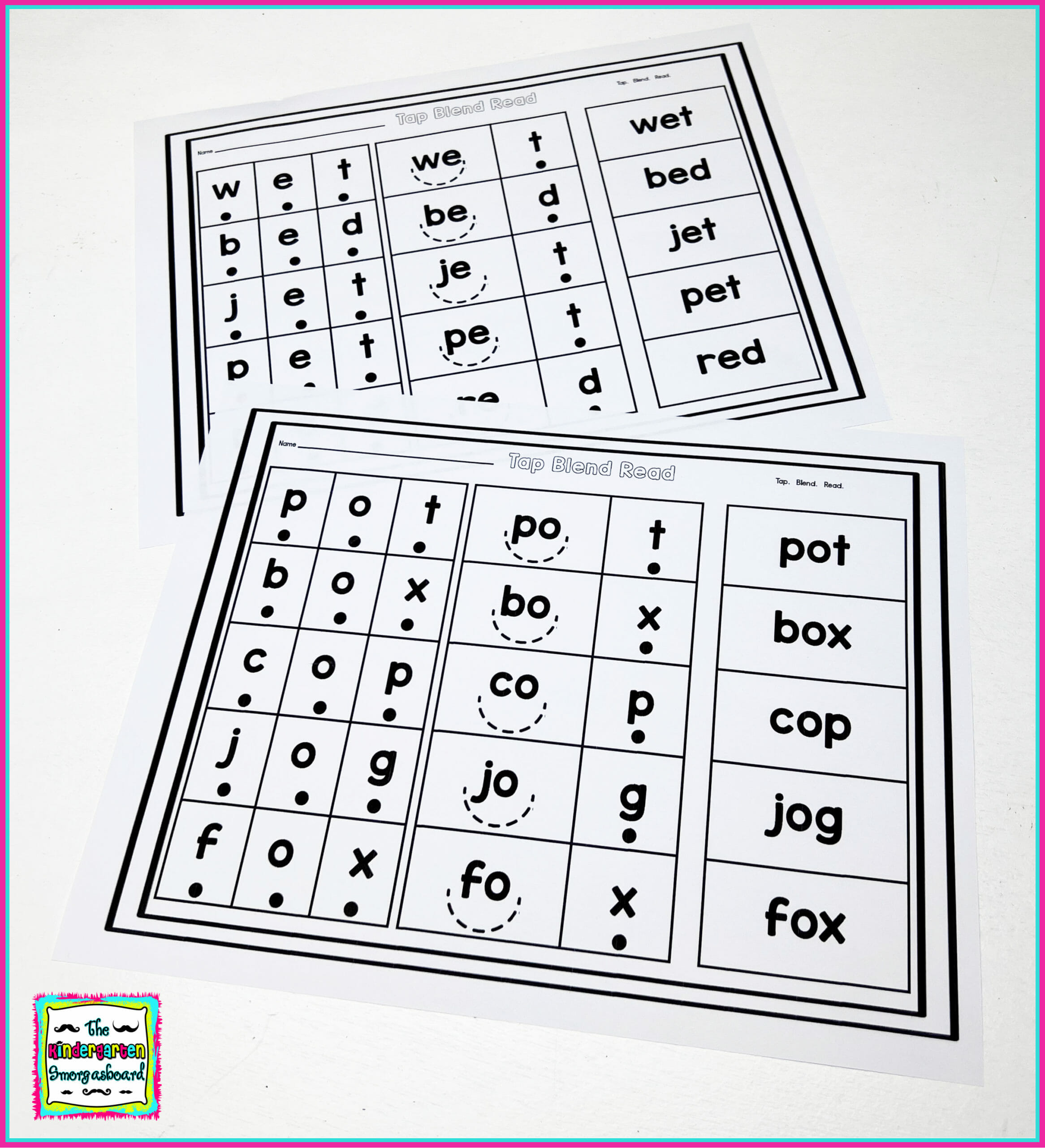 science of reading blending cards – The Kindergarten Smorgasboard