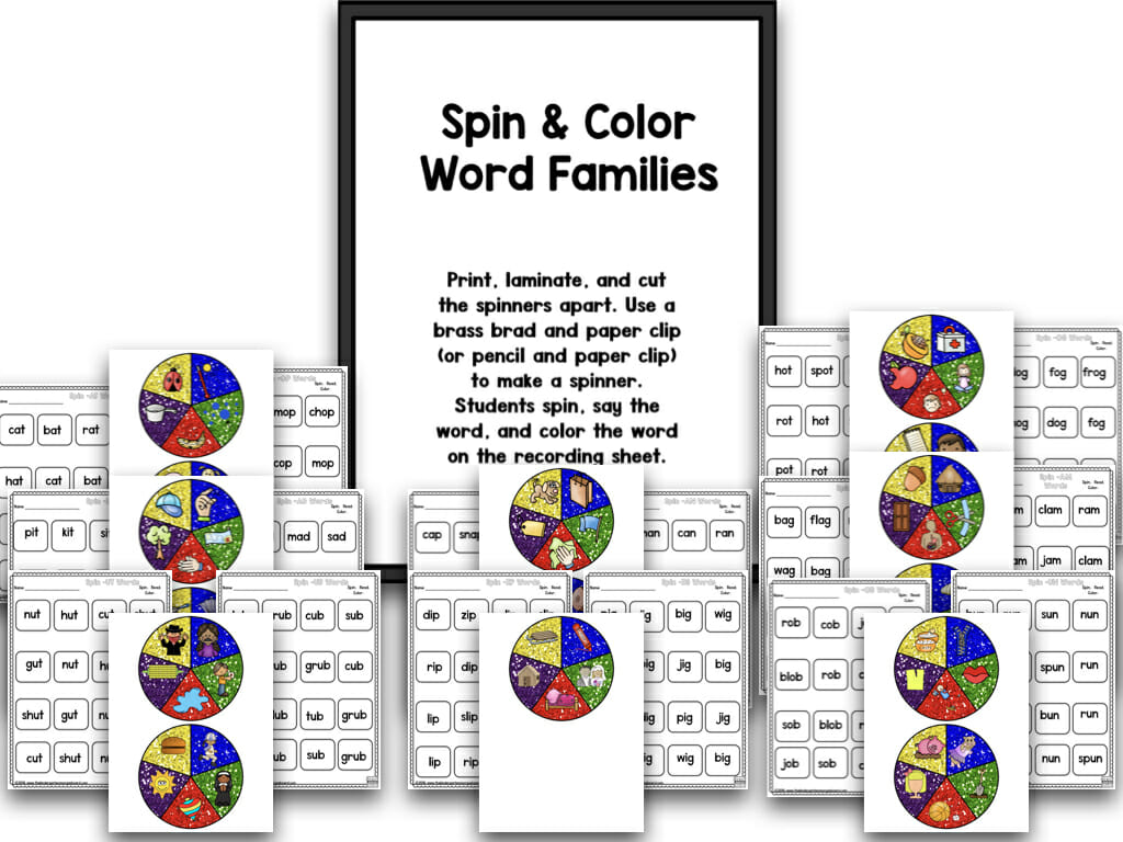 word family bootcamp no theme preview pics.010 – The Kindergarten ...
