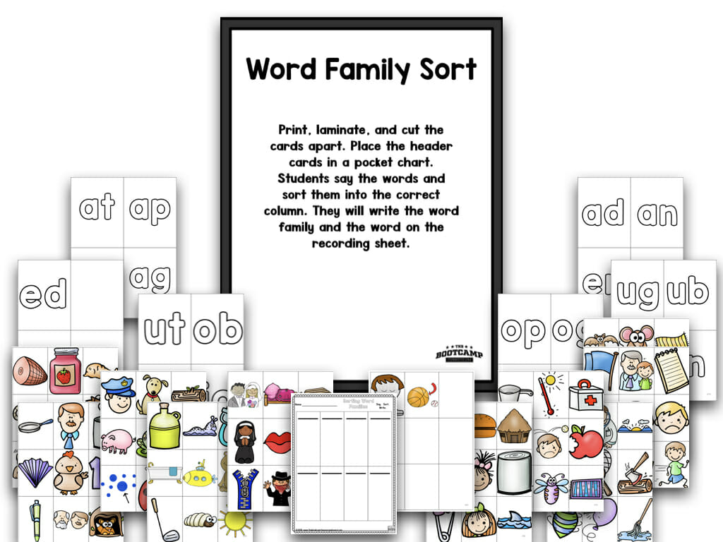word family bootcamp no theme preview pics.011 – The Kindergarten ...