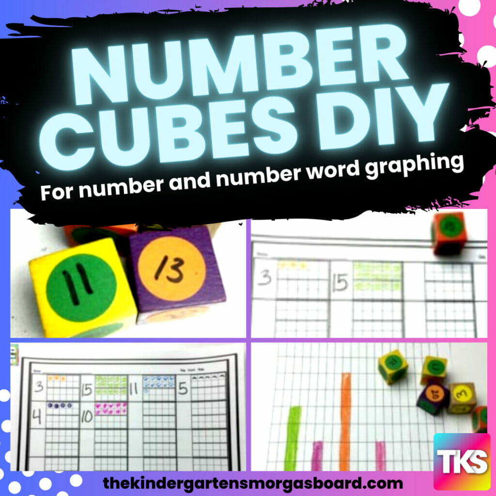 Number Cubes DIY – The Kindergarten Smorgasboard
