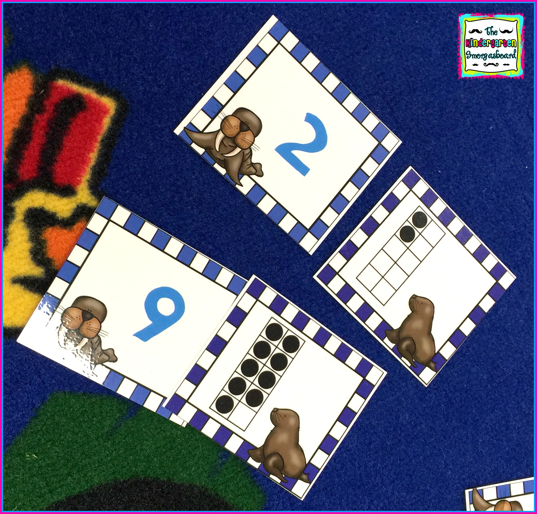 arctic animal ten frames – The Kindergarten Smorgasboard
