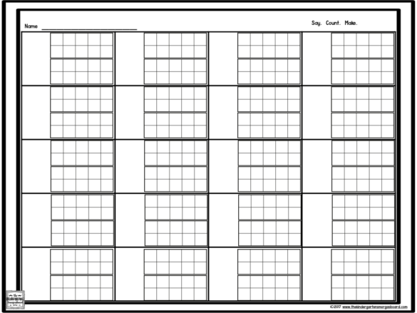 Number Cubes DIY – The Kindergarten Smorgasboard