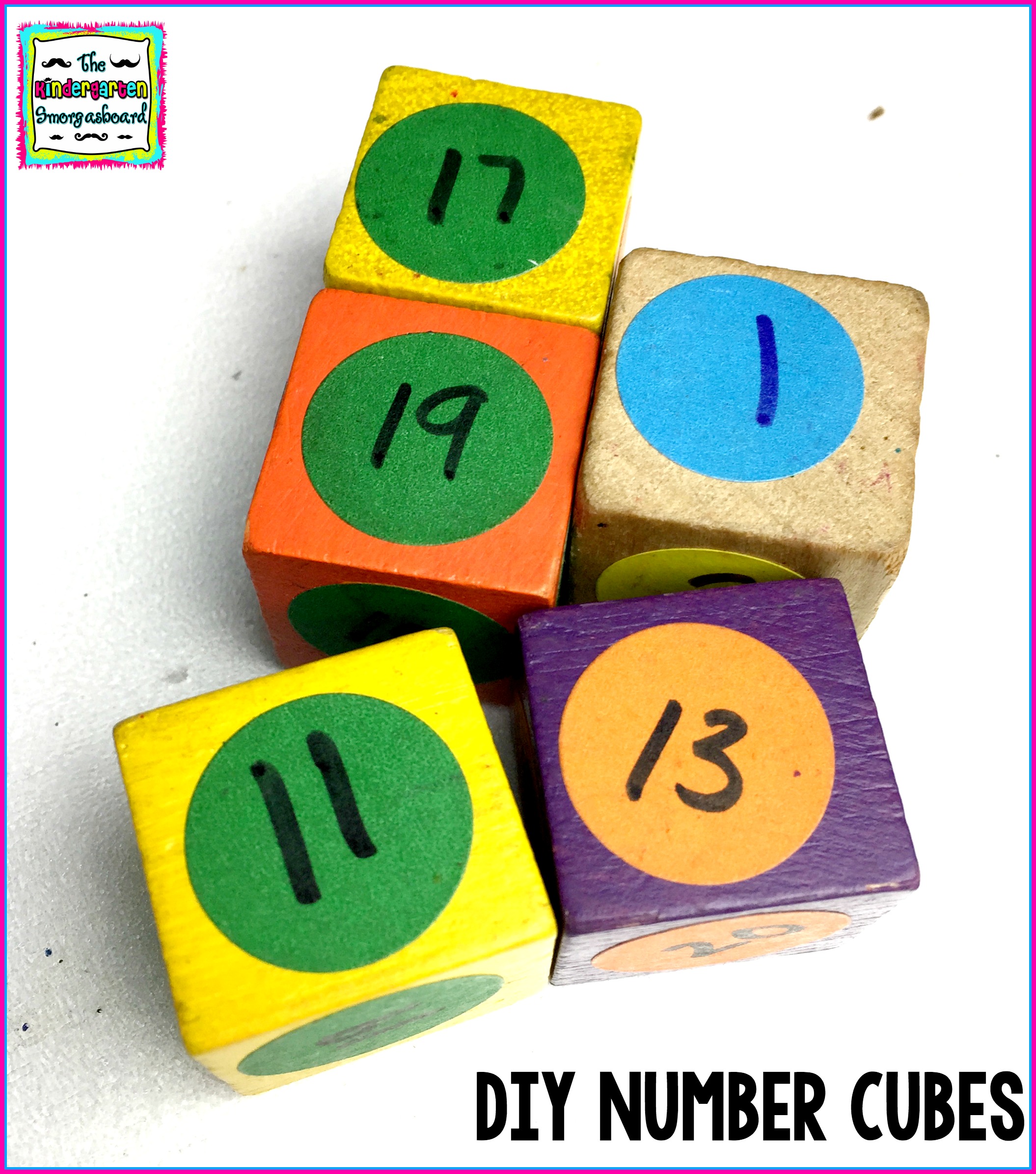 diy number cubes – The Kindergarten Smorgasboard
