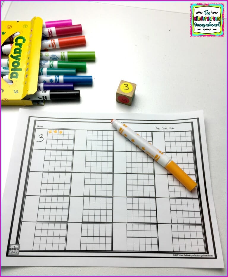 Number Cubes DIY – The Kindergarten Smorgasboard