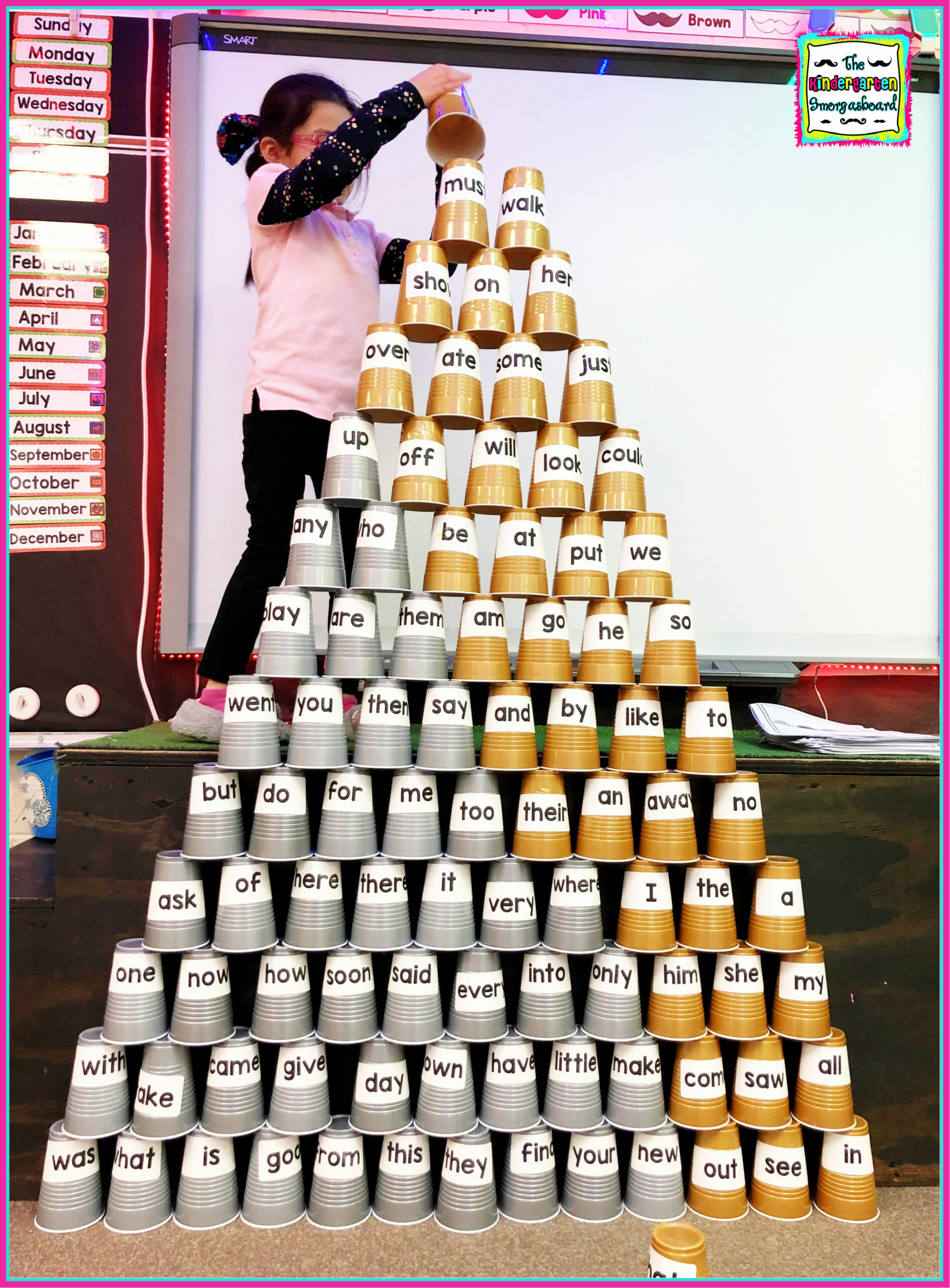 Sight Word Cups – The Kindergarten Smorgasboard